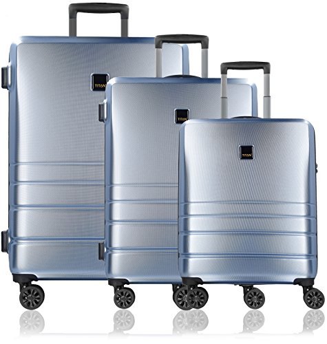 Titan Ready 4-Rollen Kofferset 3tlg. mit Doppelrollen • ᐅ Reisekoffer ...